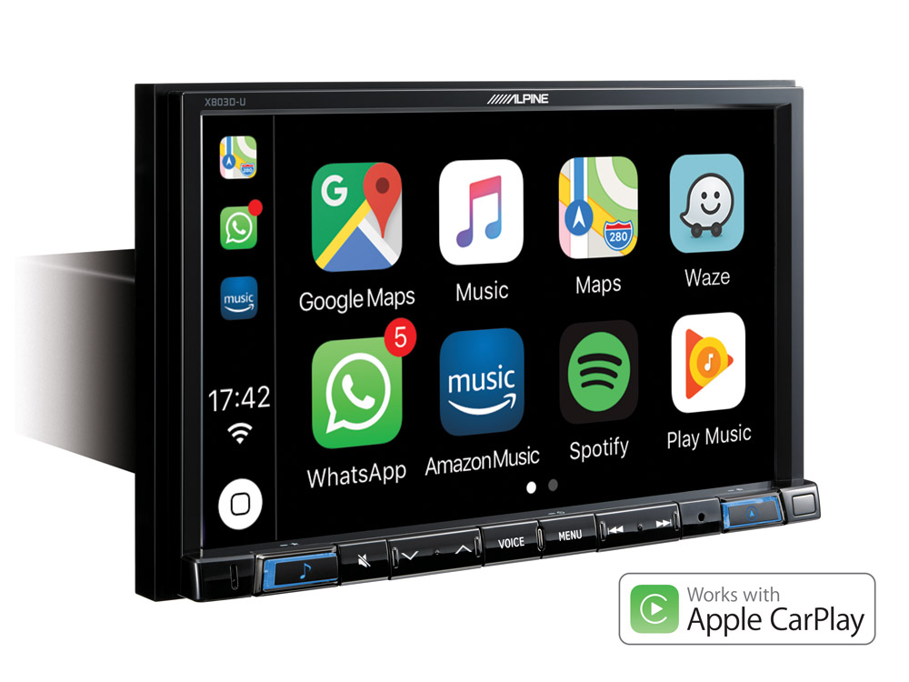X803D-U - 8” Touch Screen Navigation with Apple CarPlay – Alpine UK Webshop